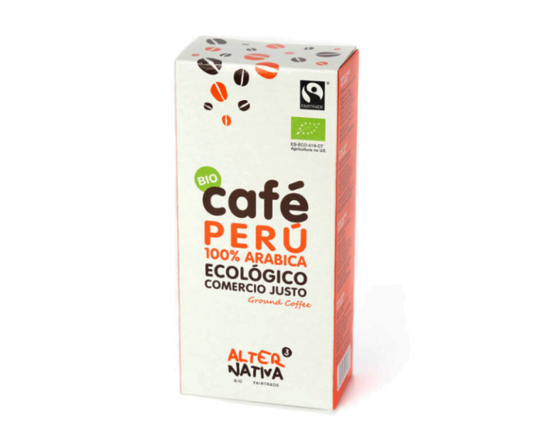 Organic Peruvian ground coffee, 250 g, Alter Nativa - Biopapa